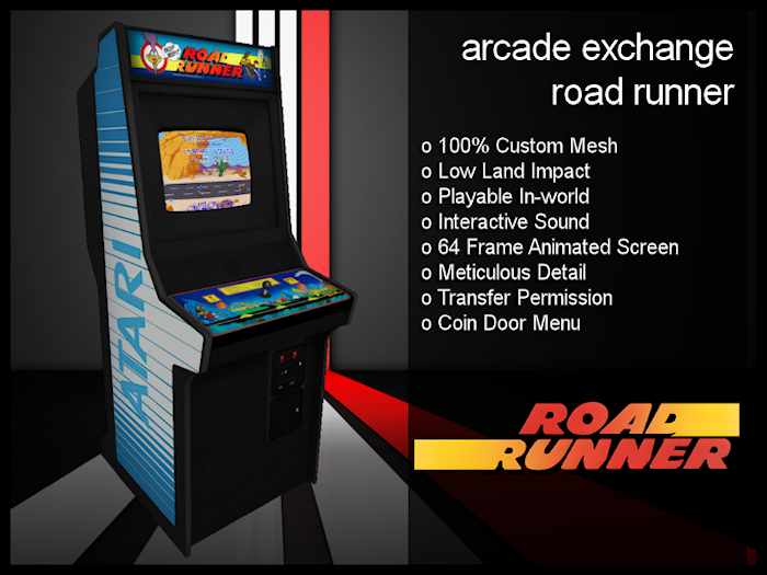 Second Life Marketplace - [AMG] Arcade Exchange - Road Runner